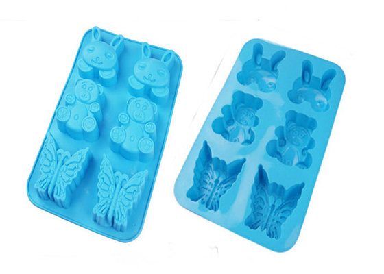 Flexible Durable Animal Shaped Silicone Cake Mould With FDA  /  LFGB Strandard