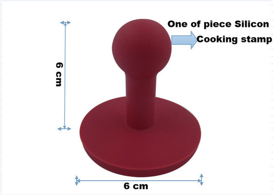 Food grade Silicone Kitchen Tools 6cm Diameter Molds For Cookies Stamp