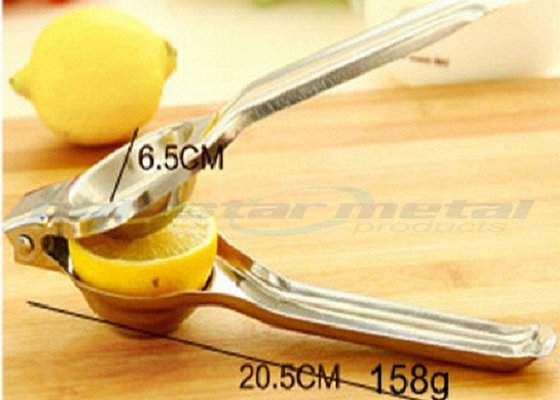 Professional 304 Stainless Steel Lemon Squeezer with Silicone Handle Lemon Juice Press