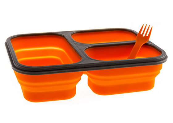 Kids School Silicone Lunch Box Dividers , Eco-Friendly Bpa Free Lunch Boxes