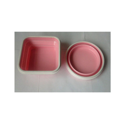 collapsible eco silicone lunch box ,silicone collapsible lunch box