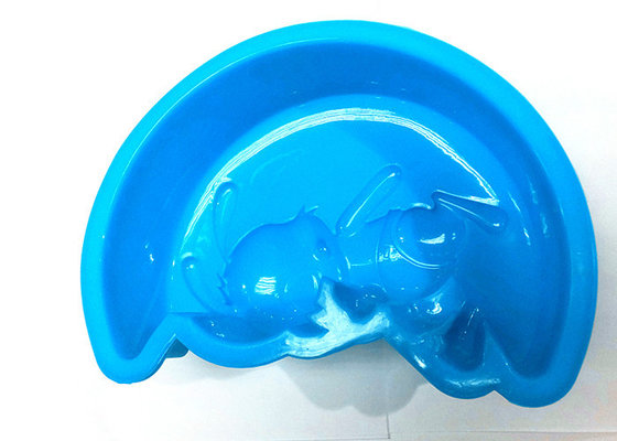 Bule Rabbit Shaped Kitchen Silicone Baking Molds For Fondant , FDA Approval