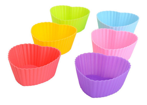 Colorful Family Silicone Cake Molds / Silicone Bakeware Molds , Heat Resistant