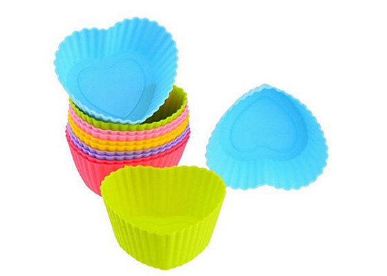 Colorful Family Silicone Cake Molds / Silicone Bakeware Molds , Heat Resistant