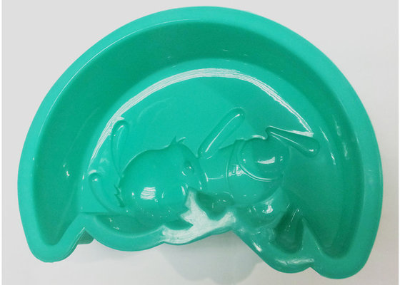 Novelty Green Rabbit Silicone Cupcake Molds, Silicone Baking Trays