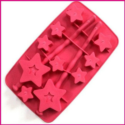 FDA LFGB Approved Eco-friendly Star Shape Silicone Cake Mold, Baking Trays