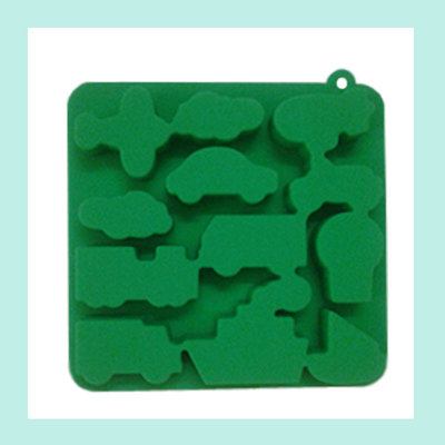 Christmas tree silicone baking molds ,6 cavity tree shape silicone cake molds