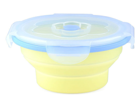 Folding silicone bowl