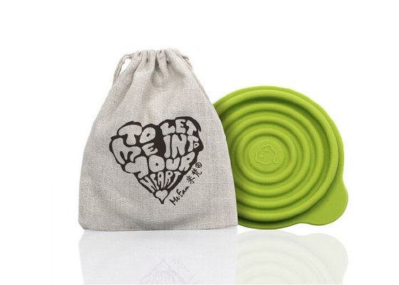 Eco - Friendly Heat Insulation Safe silicone collapsible bowl  , silicone camping bowl