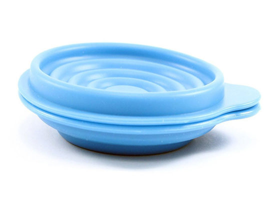 BPA Free Durable LFGB Standard  Blue silicone kitchen utensils , Silicone Bowl for Fruit