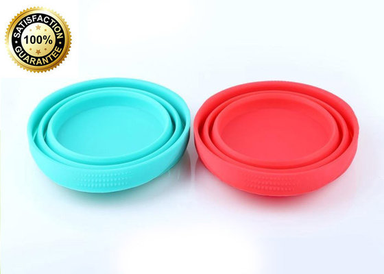 Multipurpose Safety FDA 700ML Collapsible Silicone Bowls For outdoor pet feeding