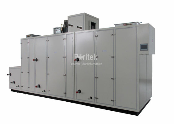 Glove Box Desiccant Rotor Dehumidifier System , Low Humidity Heavy Duty