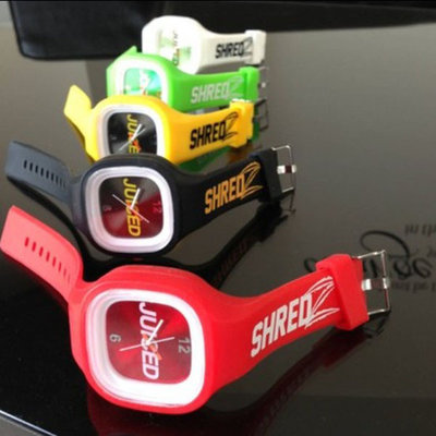 Silicone Kids Jelly Wrist Watches Printing Logo For Christmast Gift