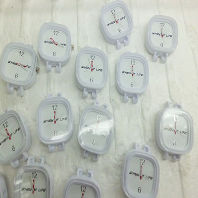 Fashionable Custom Printed Jelly Wrist Watches With Interchangeable Strap / Face