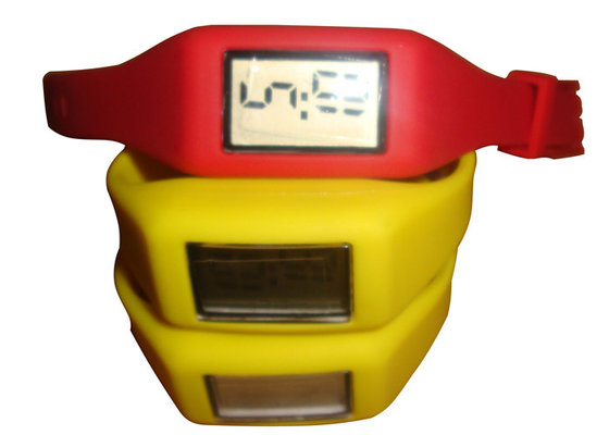 2012 Latest Ice Cream Digital Silicone Jelly Watches with Stainless Steel Buckle