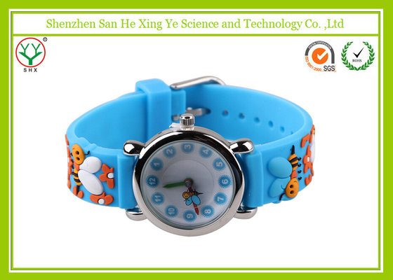 Customized 3D Drawing Silicone Jelly Watch For Unisex Teenage