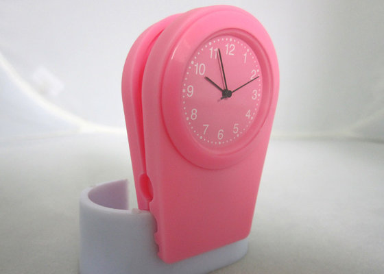 2012 New 3ATM Pink Clamp Silicone Jelly Watches for Giveaway 16/17/18cm Laser Filled Logo