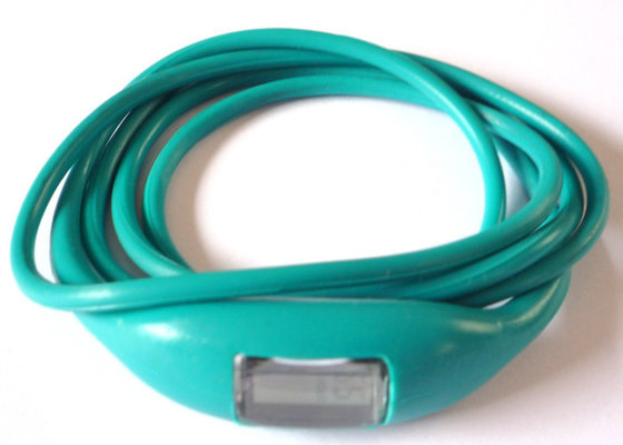 Blue negative ion silicone wristband sports watches / digital negative ion watch