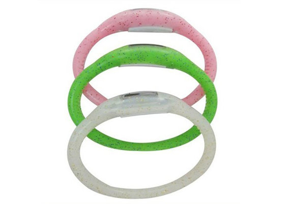 LCD Display 17/cm 1ATM Water Resistant Glittering Silicone Sports Watch Negative Ion Watch