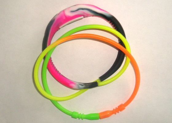Fashion  Assorted Tiedye Negative Ion Watch / Silicone Wrap Watch with Rhinestone
