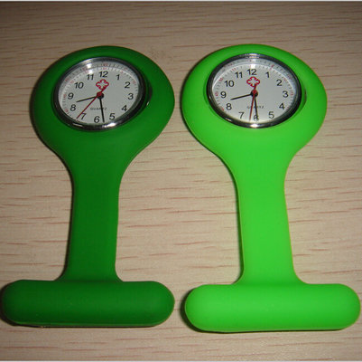 Tear Resistant Ladies silicone Fob Watches For Nurses Printing Zebra Pattern