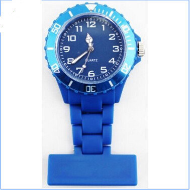 Portable Plastic Cover Nurse Fob Watch / Nursing Medical Wrist Watch for women