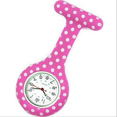 Comfortable Health Nurse Fob Watch With Analog Display , Hospital Nurse Pin Watch