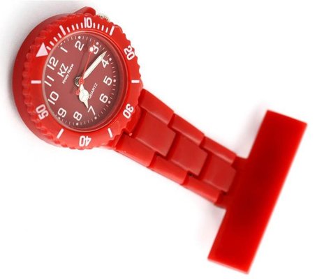 Comfortable Health Nurse Fob Watch With Analog Display , Hospital Nurse Pin Watch
