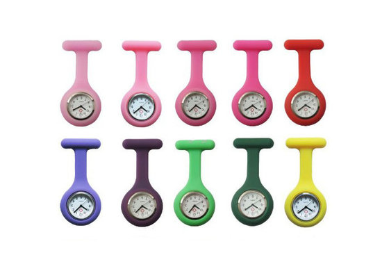 Customerized Promotion Silicone Nurses Fob Watch With Silicon Wristband 85 x 39mm