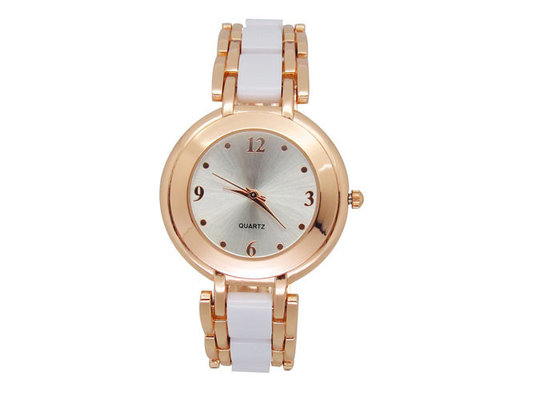 Lady Chain Bracelet Watch , Super Thin Quartz Women Watches 3ATM Waterproof