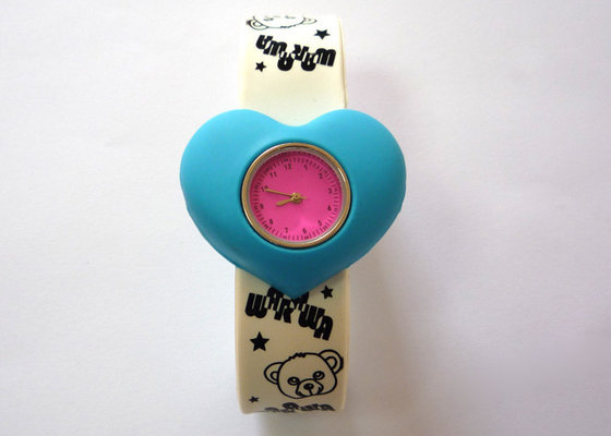 Funny Bands Silicone Rubber Slap Bracelet Watch / Funny Shape Case for Boys and Girl