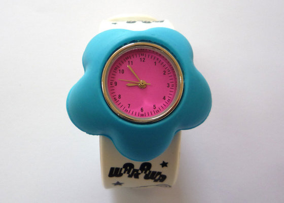 Funny Bands Silicone Rubber Slap Bracelet Watch / Funny Shape Case for Boys and Girl