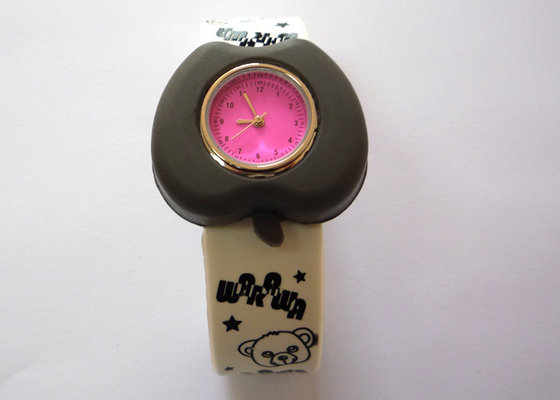 Funny Bands Silicone Rubber Slap Bracelet Watch / Funny Shape Case for Boys and Girl