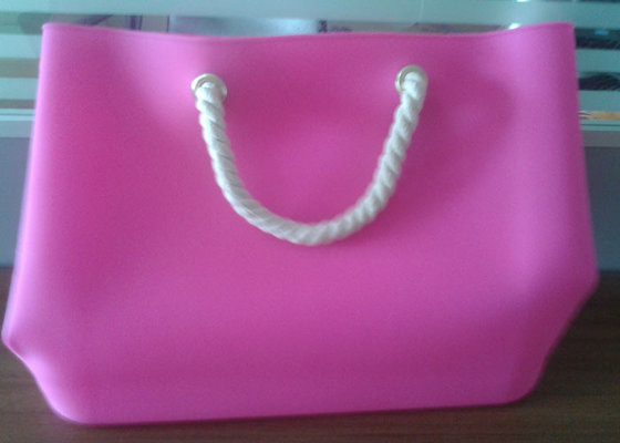 Eco Friendly Waterproof Silicon Beach Bags Light Purple Harmless