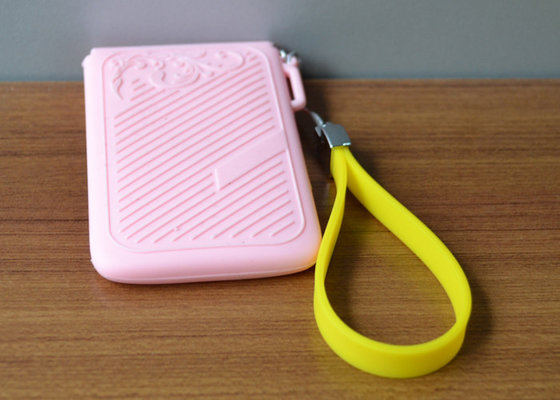 Eco - Friendly Silicone Coin Purse Key Holder / Business Card Holder