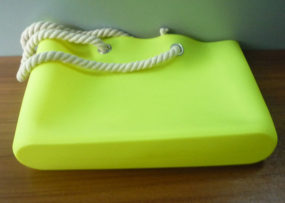 Yellow Eco - Friendly Silicone Handbag For Lady Shopping Bag