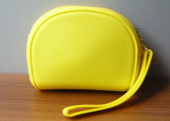 Yellow Bowknot Silicone Purse For Women