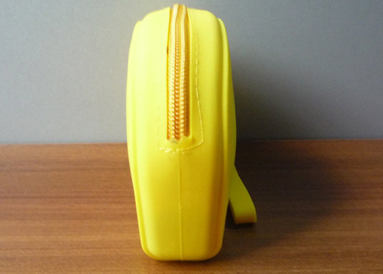 Yellow Bowknot Silicone Purse For Women