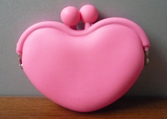 Eco - Friendly Colorful Silicone Coin Purse Novelty Wallet Pouch For Teenagers