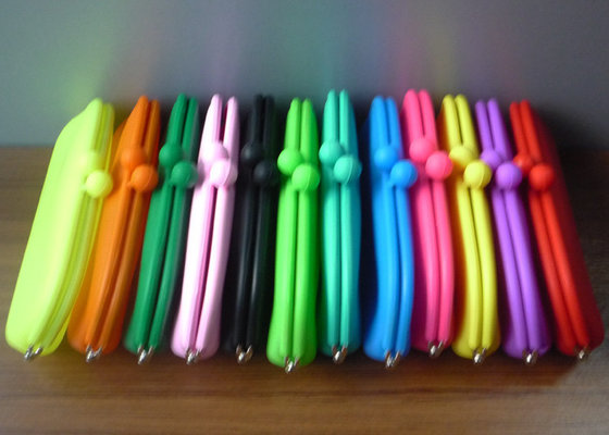 Novelty Colorful Silicone Coin Purse With OEM Glasses Bag Set