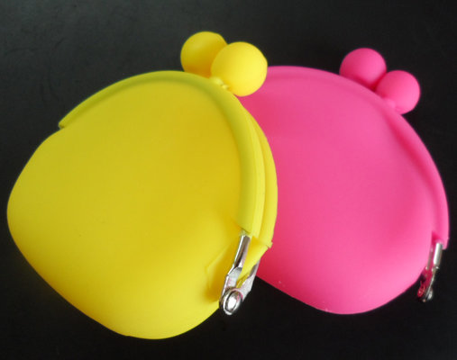 Waterproof Silicone Coin Purse Pochi Jelly Silicone Purse with embossed logo