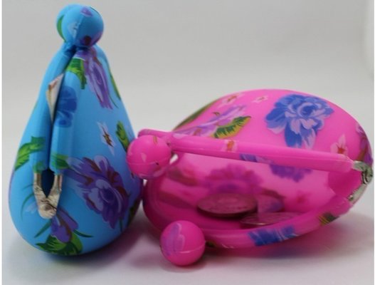 Customized Printing Silicone Coin Purse light weight with Stylish