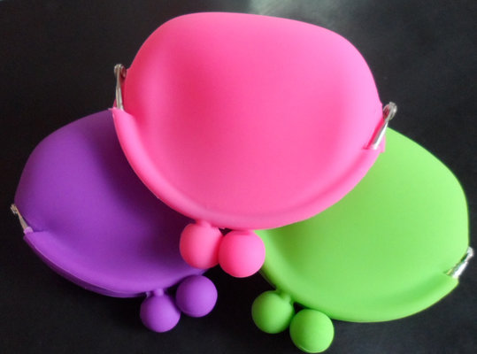 Cute Fashion Silicone Coin Purse for Promotion Gifts , Environmental