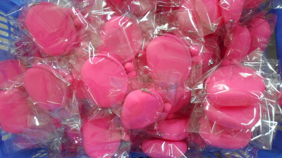 Cute Fashion Silicone Coin Purse for Promotion Gifts , Environmental