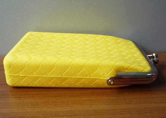 Metal Frame Silicone Coin Purse , Unbreakable Glasses Bag