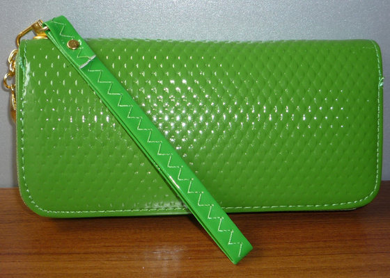 Green silicone handbag, silicone coin purse pouch for coin , note and various cards for lady and woman