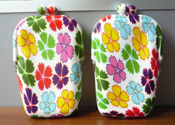 Washable Silicone Coin Purse , Cellphone Bag 155 * 95 * 45mm