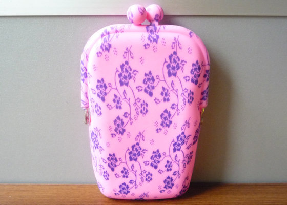 Washable Silicone Coin Purse , Cellphone Bag 155 * 95 * 45mm