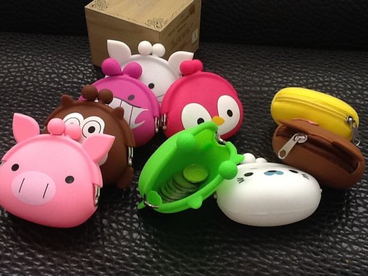 silicone purse/ silicone coin purse/ silicone pouch