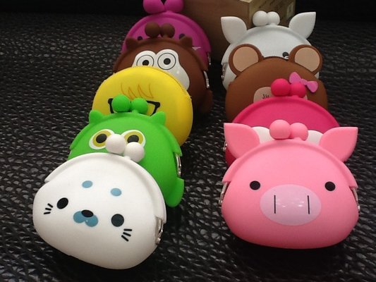 silicone purse/ silicone coin purse/ silicone pouch